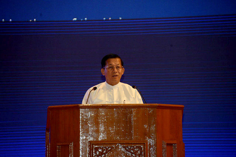 On peace pact’s anniversary, Min Aung Hlaing invites EAOs to sign NCA ...